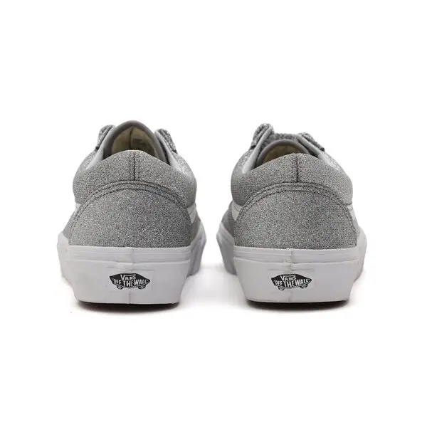 VANS Old Skool Lurex Glitter Sneakers - Silver