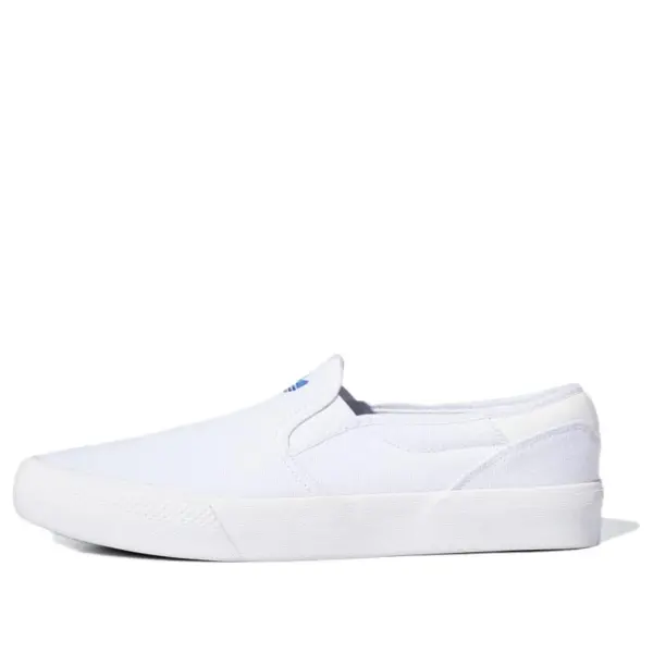 Adidas Shmoofoil Slip-on Sneakers - Cloud White/cloud White/blue Bird