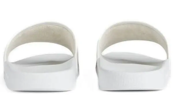 Gucci Worldwide Flag Slide Sandals - White