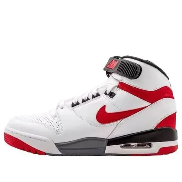 Nike Revolution High Top Sneakers - White/red
