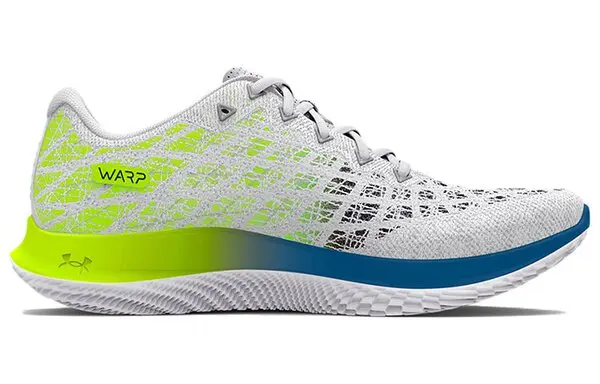Under Armour Flow Velociti Wind 2 Running Shoes - White/yellow/blue