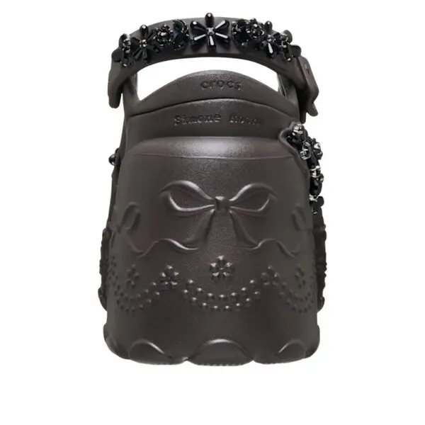 CROCS X Simone Rocha Embellished Ballerina Platform - Espresso