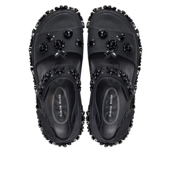 CROCS X Simon Rocha Soho Platform Sandal - Black