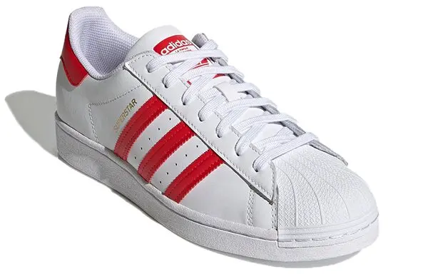 Adidas Superstar " Vivid Red" H68094 - White