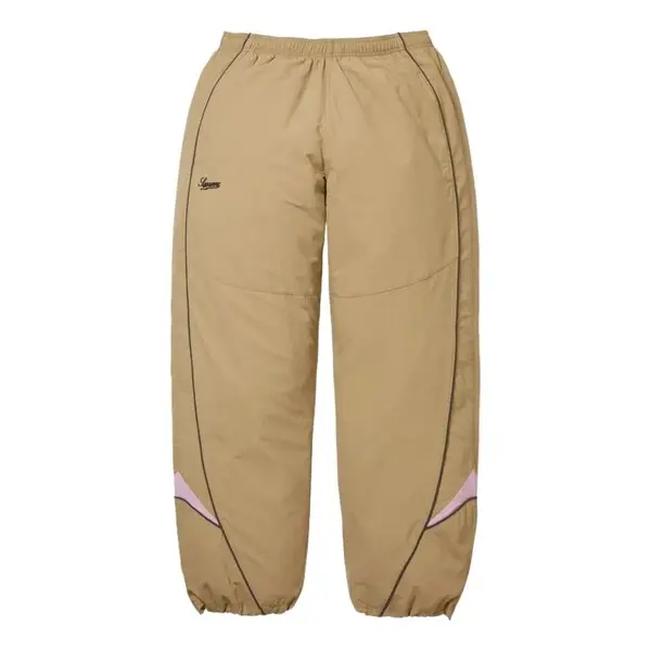 Supreme Fw25 Contrast Piping Track Pant - Tan