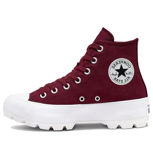 CONVERSE Chuck Taylor All Star Lugged High Top Sneakers - Red/white