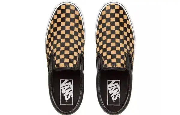 VANS Calf Hair Slip-on Sneakers