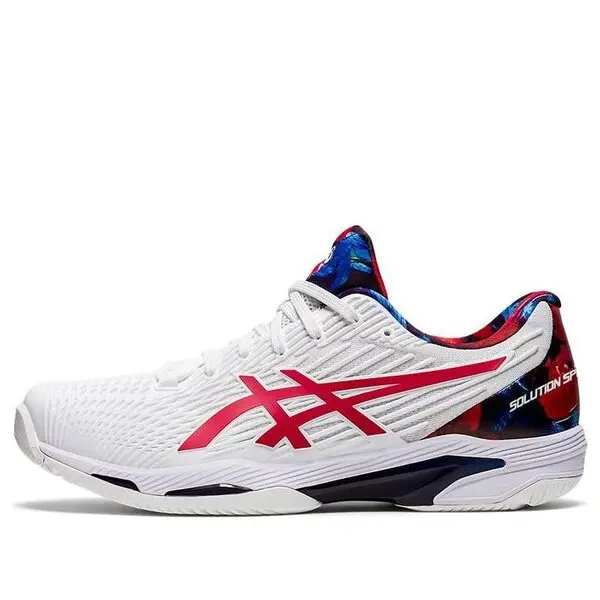 Asics Solution Speed Ff 2 Le Athletic Sneakers - White/red