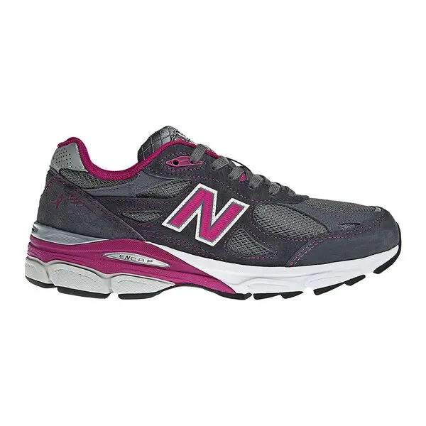 NEW BALANCE 990v3 Made In Usa Breast Cancer Awareness Sneakers - Grey