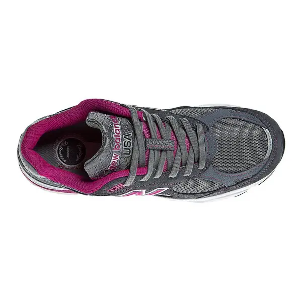 NEW BALANCE 990v3 Made In Usa Breast Cancer Awareness Sneakers - Grey
