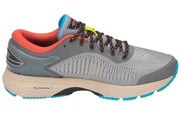 Asics Gel-kayano 25 "stone Grey" Athletic Sneakers - Grey/blue