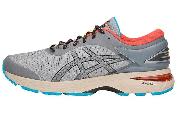 Asics Gel-kayano 25 "stone Grey" Athletic Sneakers - Grey/blue