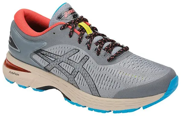 Asics Gel-kayano 25 "stone Grey" Athletic Sneakers - Grey/blue