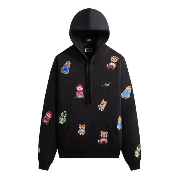 Kith Kithmas 2025 Animal Character Nelson Hoodie - Black