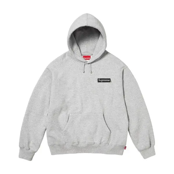 Supreme President Hooded Sweatshirt - Heather Grey