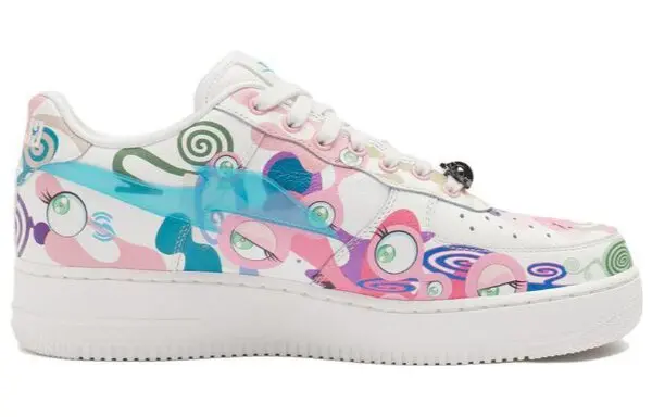 Nike X Rtfkt Takashi Murakami Air Force 1 Low 'murakami Dna' Sneakers - Multi-color