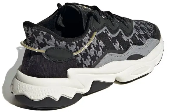 Adidas Ozweego Herringbone Weave Sneakers - Black/gray