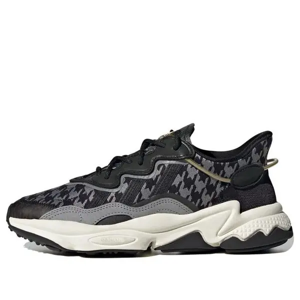 Adidas Ozweego Herringbone Weave Sneakers - Black/gray