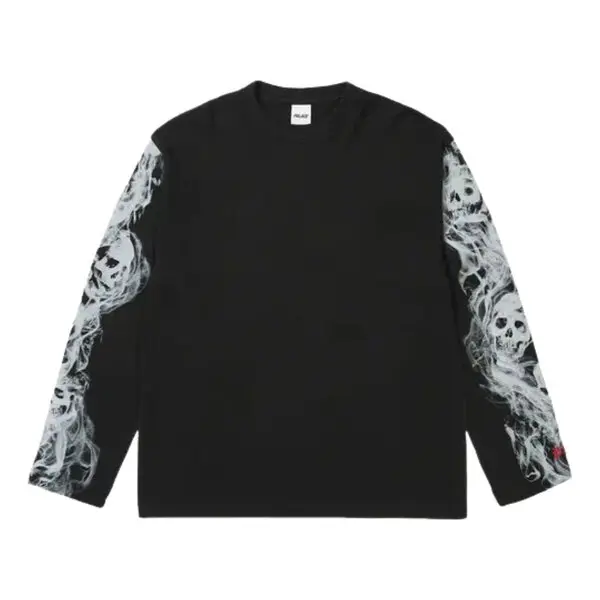 PALACE Smoked Waffle Long-sleeve - Black