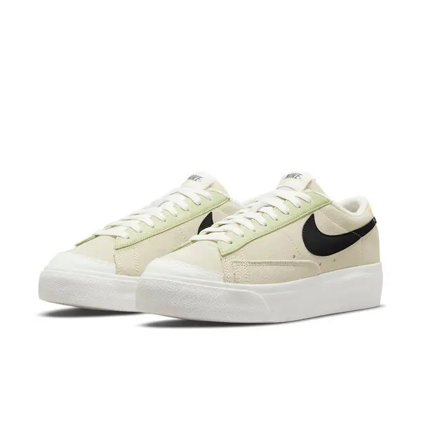 Nike Blazer Low Platform Sneakers - Creamwhite/yellow