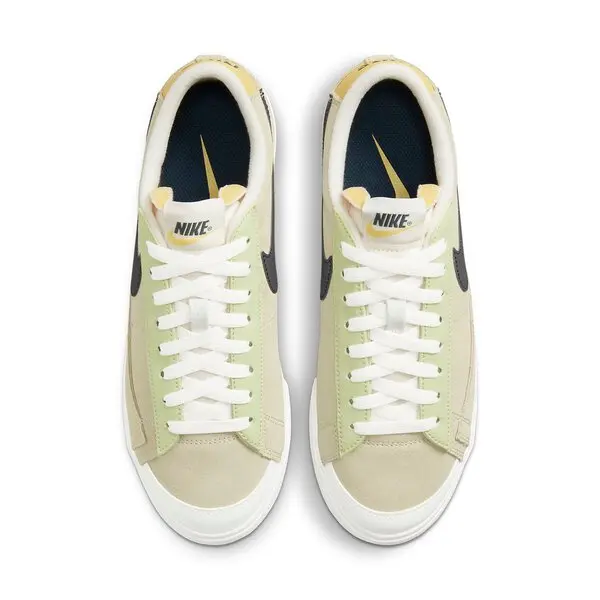 Nike Blazer Low Platform Sneakers - Creamwhite/yellow