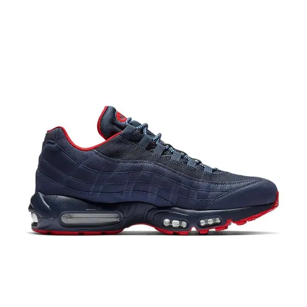 Nike Max 95 Premium Sneakers - Navy/red