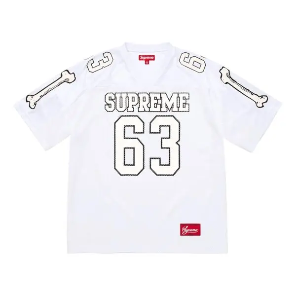 Supreme Bones Football Jersey - White