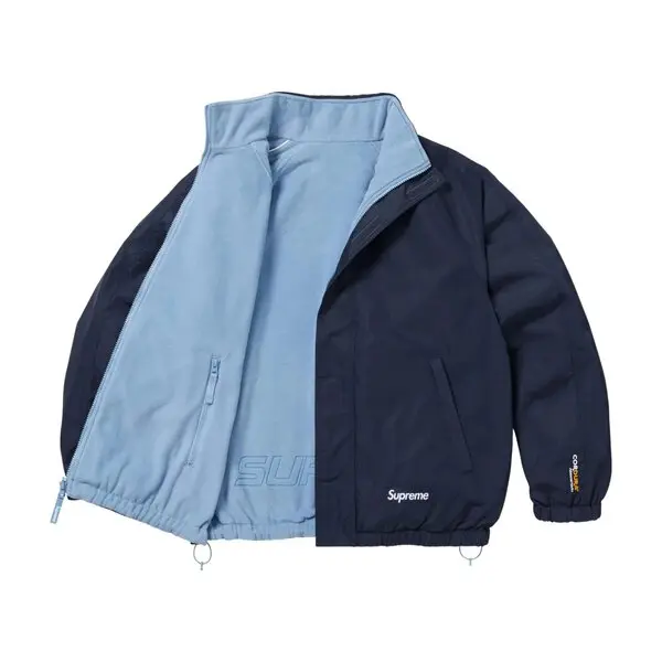 Supreme Polartec Reversible Track Jacket - Navy
