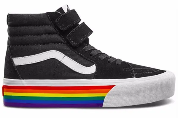VANS Sk8-hi V Platforim Rainbow High Top Sneakers