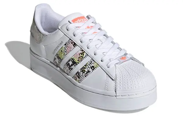 Adidas Superstar Bold "graffiti Strip" Low Top Sneakers