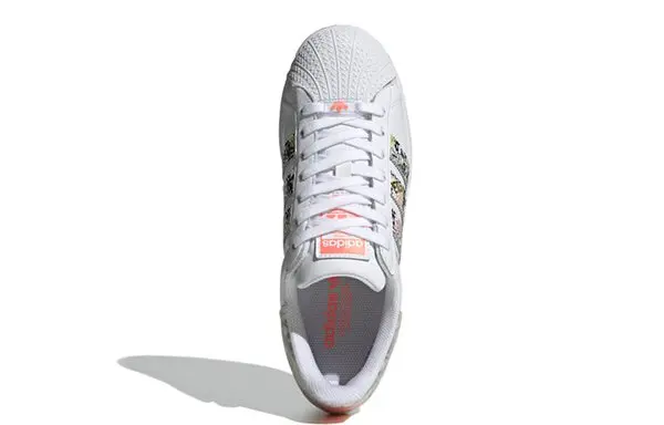 Adidas Superstar Bold "graffiti Strip" Low Top Sneakers