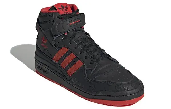 Adidas Ksi X Forum High "black Red Paisley