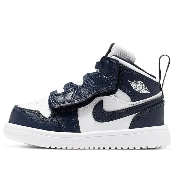 JORDAN 1 Mid Alt "obsidian" Sneakers - Blue/white