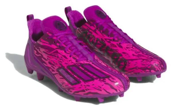 Adidas Adizero .0 'poison Sonic Fuchsia' Football Cleats - Purple