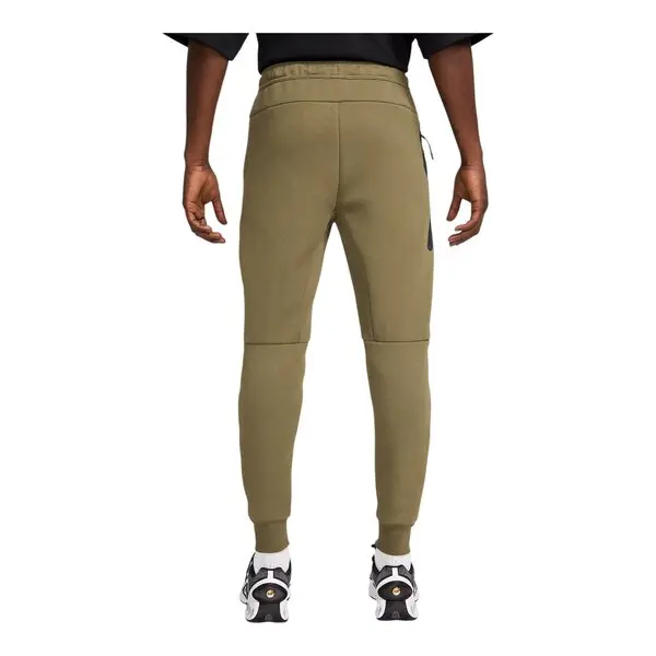 Nike Tech Fleece Joggers 'medium Olive Light Army Black