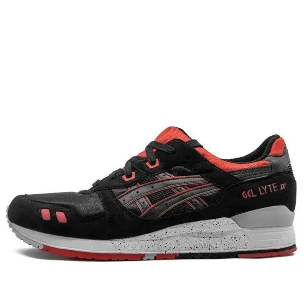 Asics Gel Lyte 3 "caviar" Retro Sneakers - Black/red