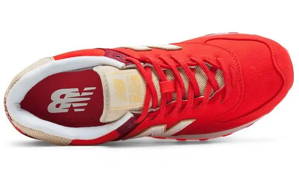 NEW BALANCE 574 Retro Surf Sneakers - Red