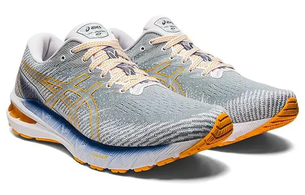 Asics Gt-2000 10 "light Steel Amber" Athletic Sneakers - Grey/yellow