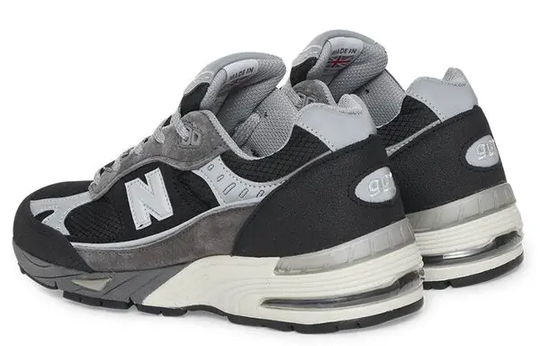 NEW BALANCE X Slam Jam 991 Made In England Shap Store Sneakers - Black/gray