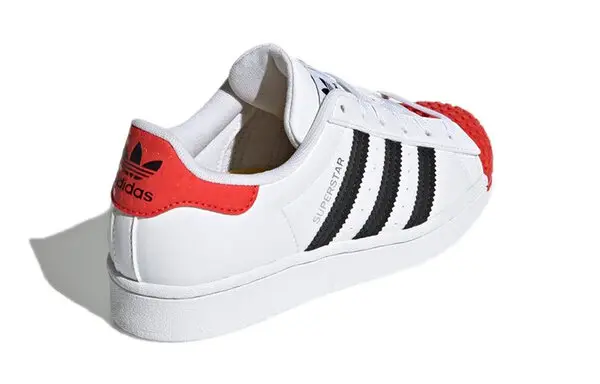Adidas Lego X Superstar J Sneakers - White/black/red