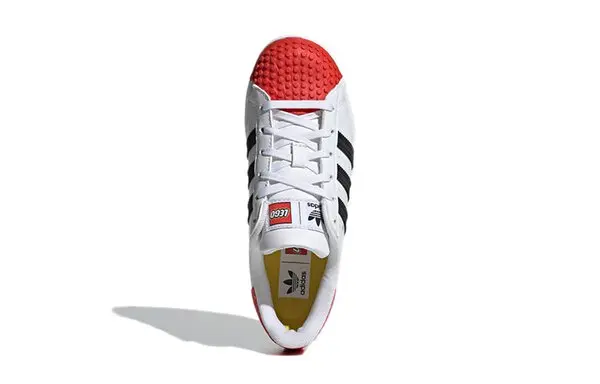 Adidas Lego X Superstar J Sneakers - White/black/red