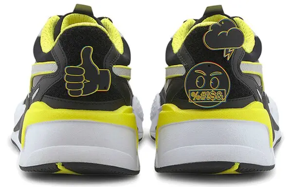 PUMA Rs-x3 'emoji' Low Top Sneakers - Black/white