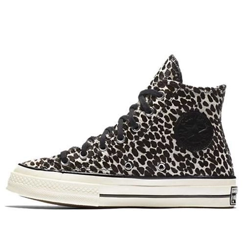 CONVERSE Chuck 70 Hi Leopard Print High Top Sneakers - Black