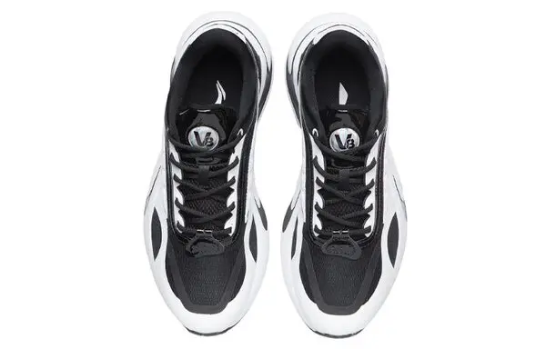 LI-NING V8 "white Black" Sneakers - White/black