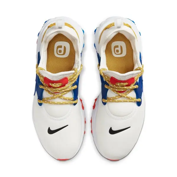 Nike React Presto Athletic Sneakers - White/blue/yellow