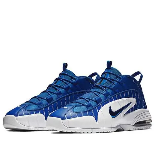 Nike Penny 1 "pinstripe" High Top Sneakers - Blue/white