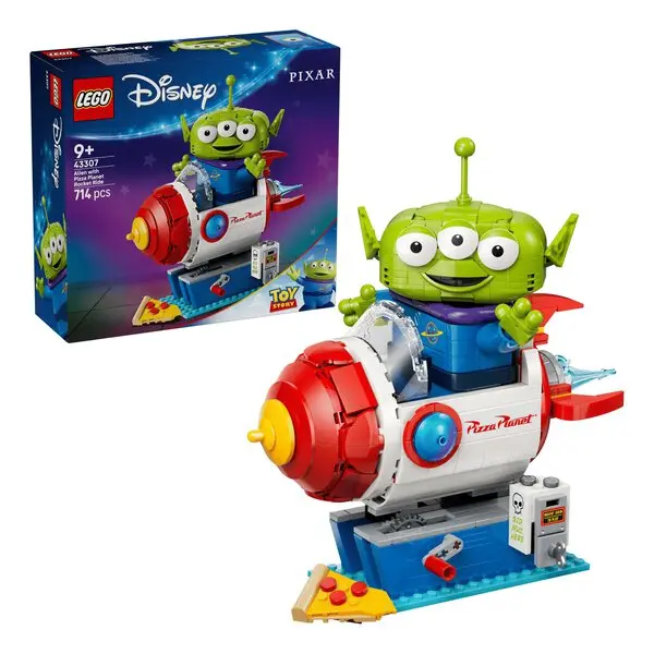 Lego Disney And Pixar Toy Story Alien With Pizza Planet Rocket Ride Building Set - Multi-color