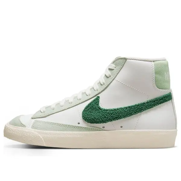 Nike Blazer Mid '77 Chenille Swoosh Sneakers - Summit White/white/photon Dust