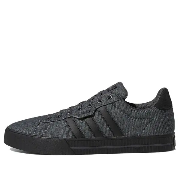 Adidas Daily 3.0 Grey Gum Sneakers - Black