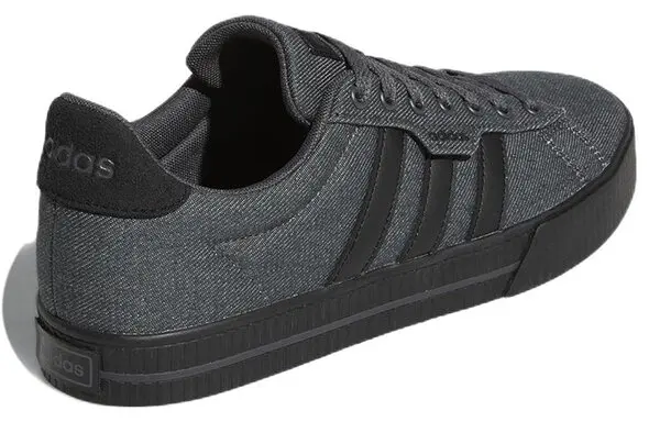 Adidas Daily 3.0 Grey Gum Sneakers - Black